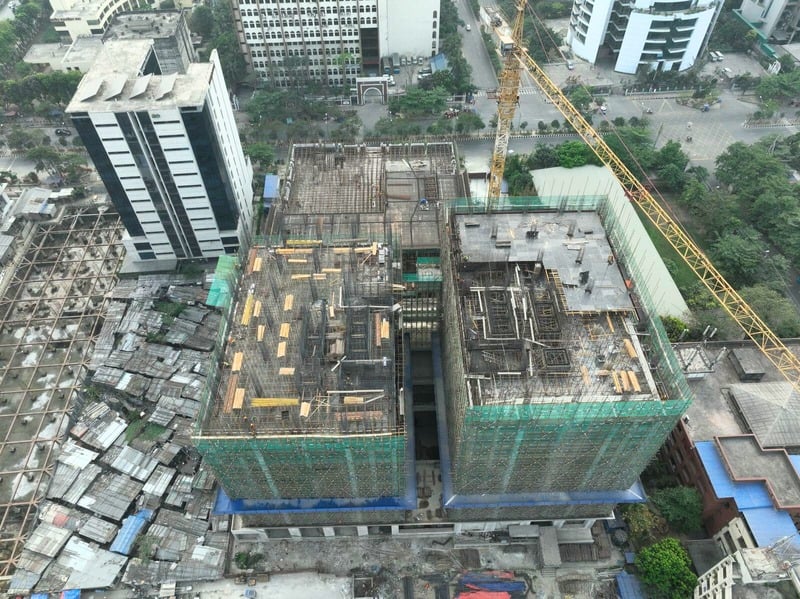 Construction of IDB Bhaban-2